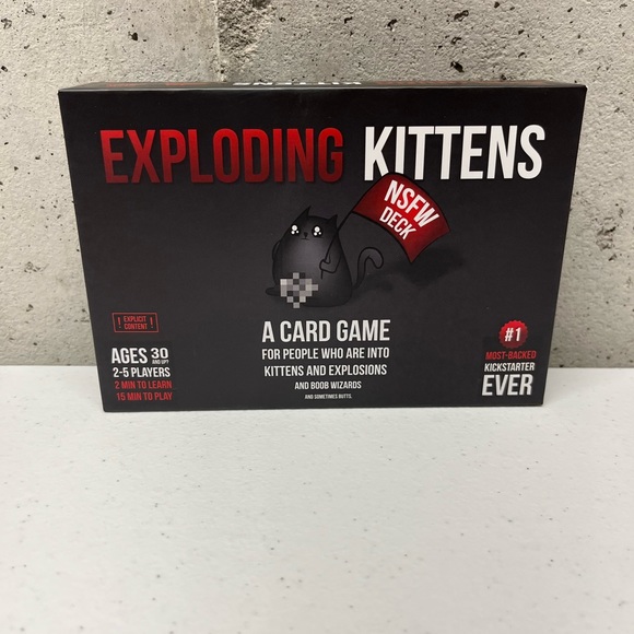 Other | Exploding Kittens Adult Edition Adults Only 25 Player Card Game | Poshmark